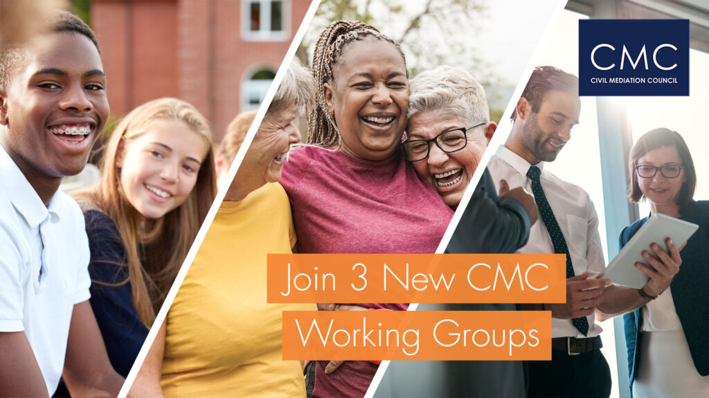 The CMC Sets Up Three Working Groups — Civil Mediation